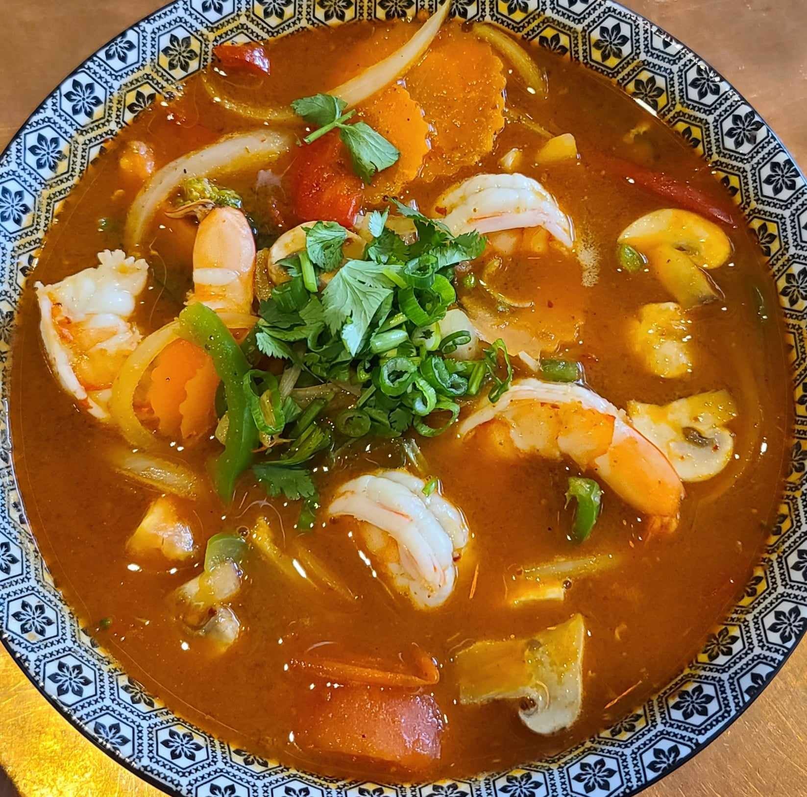 Tom Yum Shrimp Soup - Thai Classic | Thai Siam Calgary | Thai Siam ...